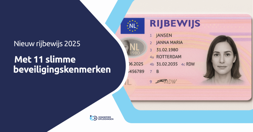 Nieuw rijbewijs 2025: alle kenmerken op een rij - Jongepier opleidingen